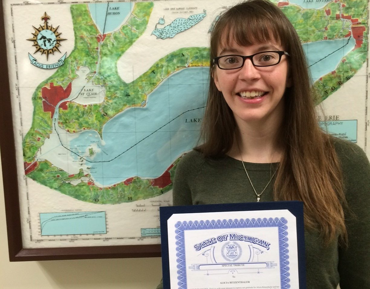 Alicia Ritzenthaler Recognized by State of Michigan | CIGLR